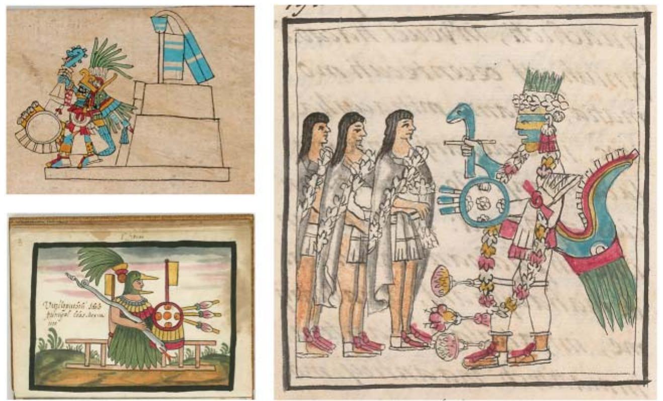 Plate 15. huitzilopochtli with and without his