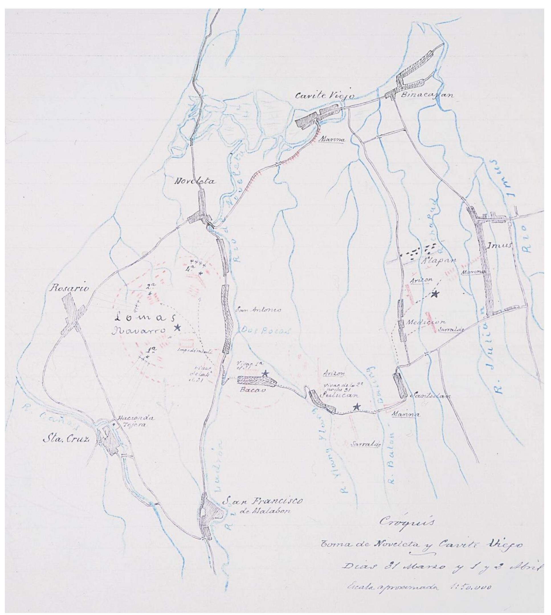 [note: this is a sketch map (croquis), and not