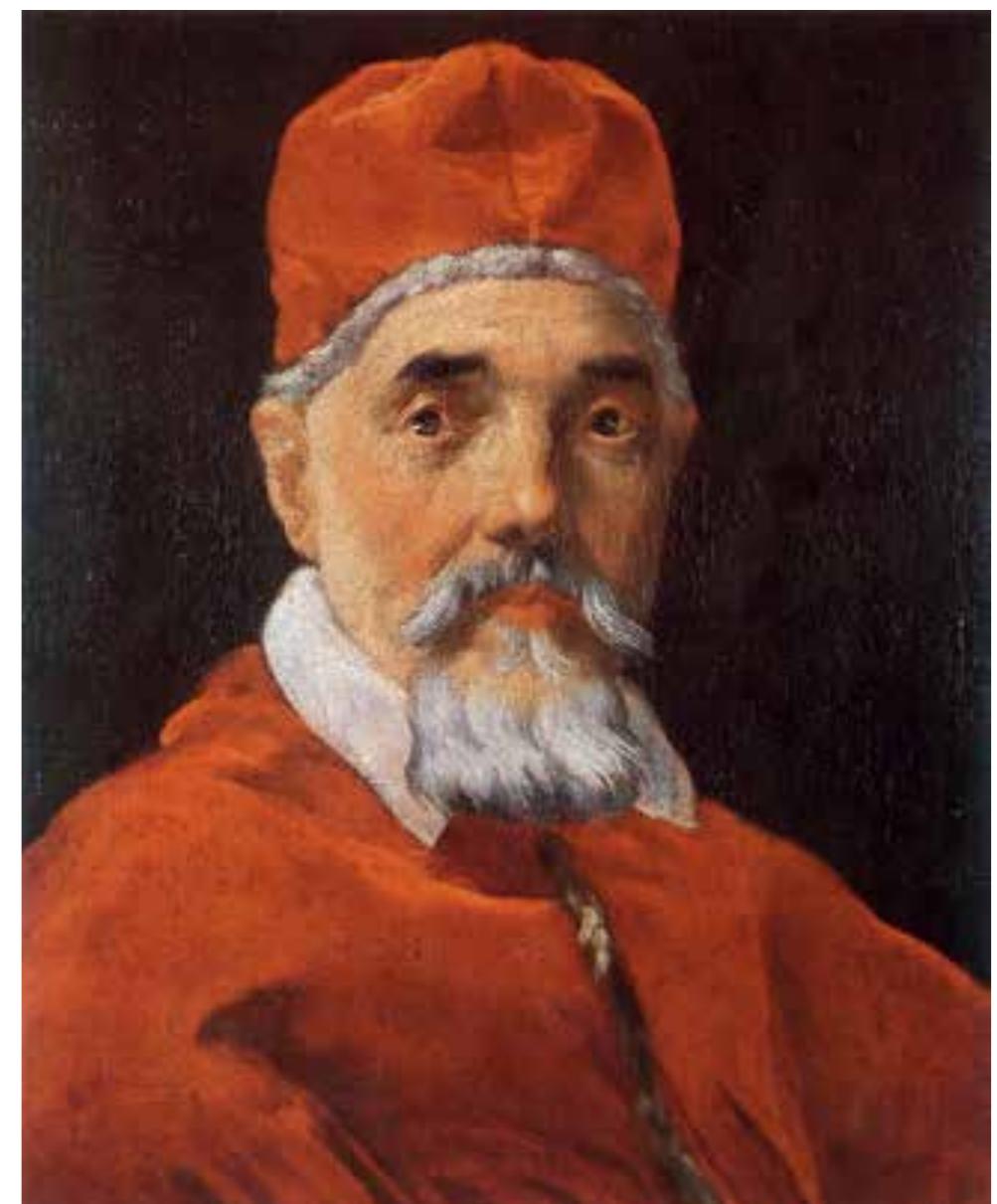 Gian lorenzo bernini. portrait of urban viii. oil on canvas.