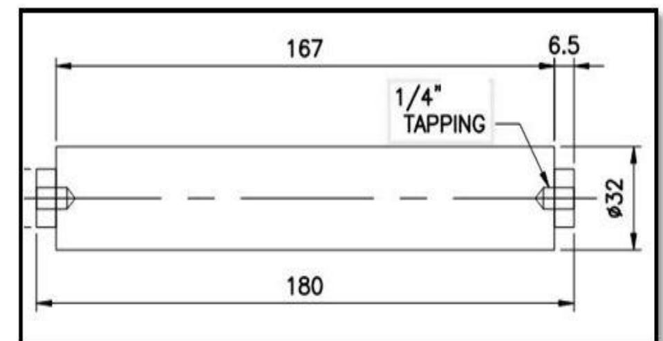 Dimensions of step shaft the en8 step shafts with following
