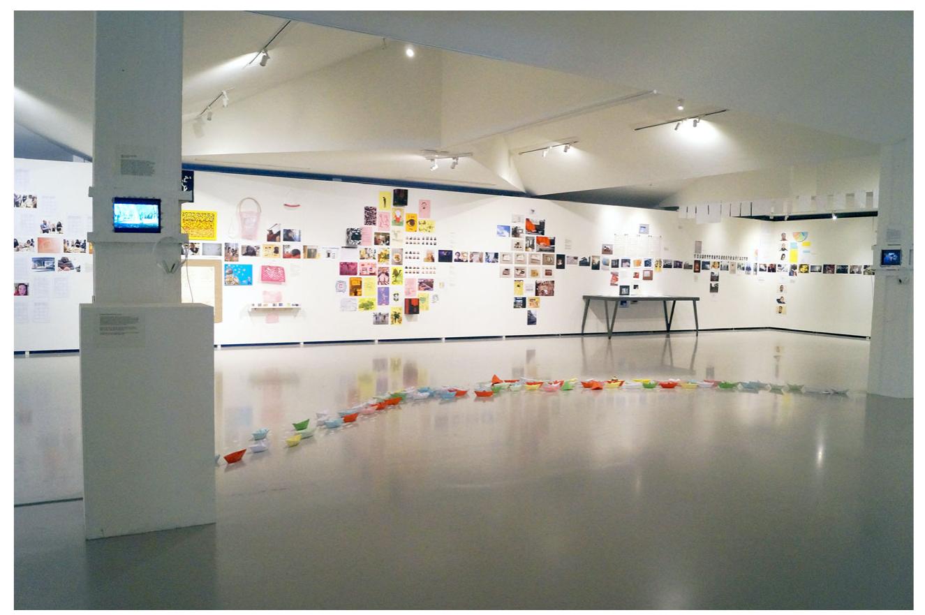 Teacher as conceptual artist — exhibition overview. photos: