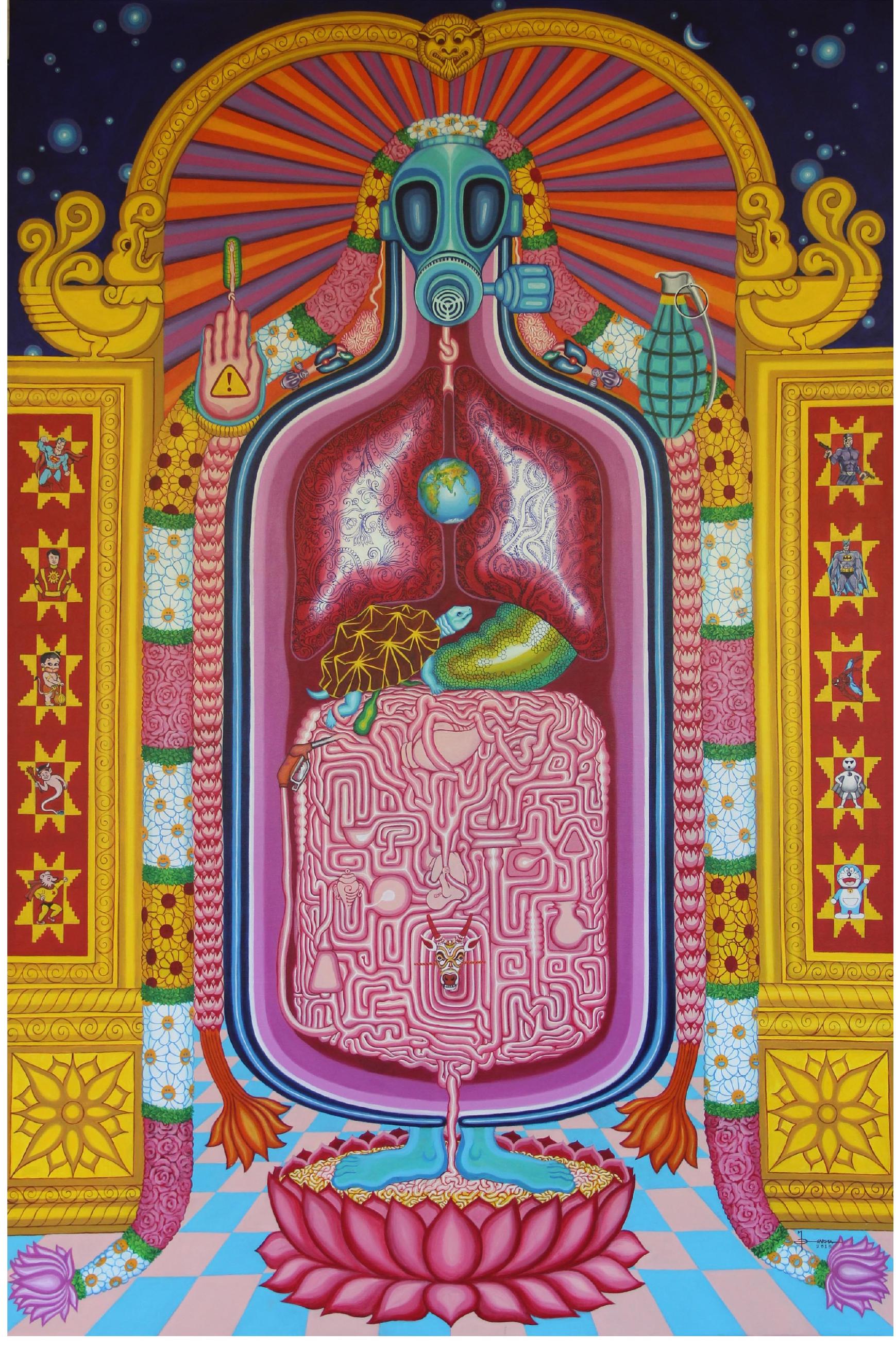 Figure 11 - Rahman Rahi's Kashmiri poem "Zan teh Akh Nazam"