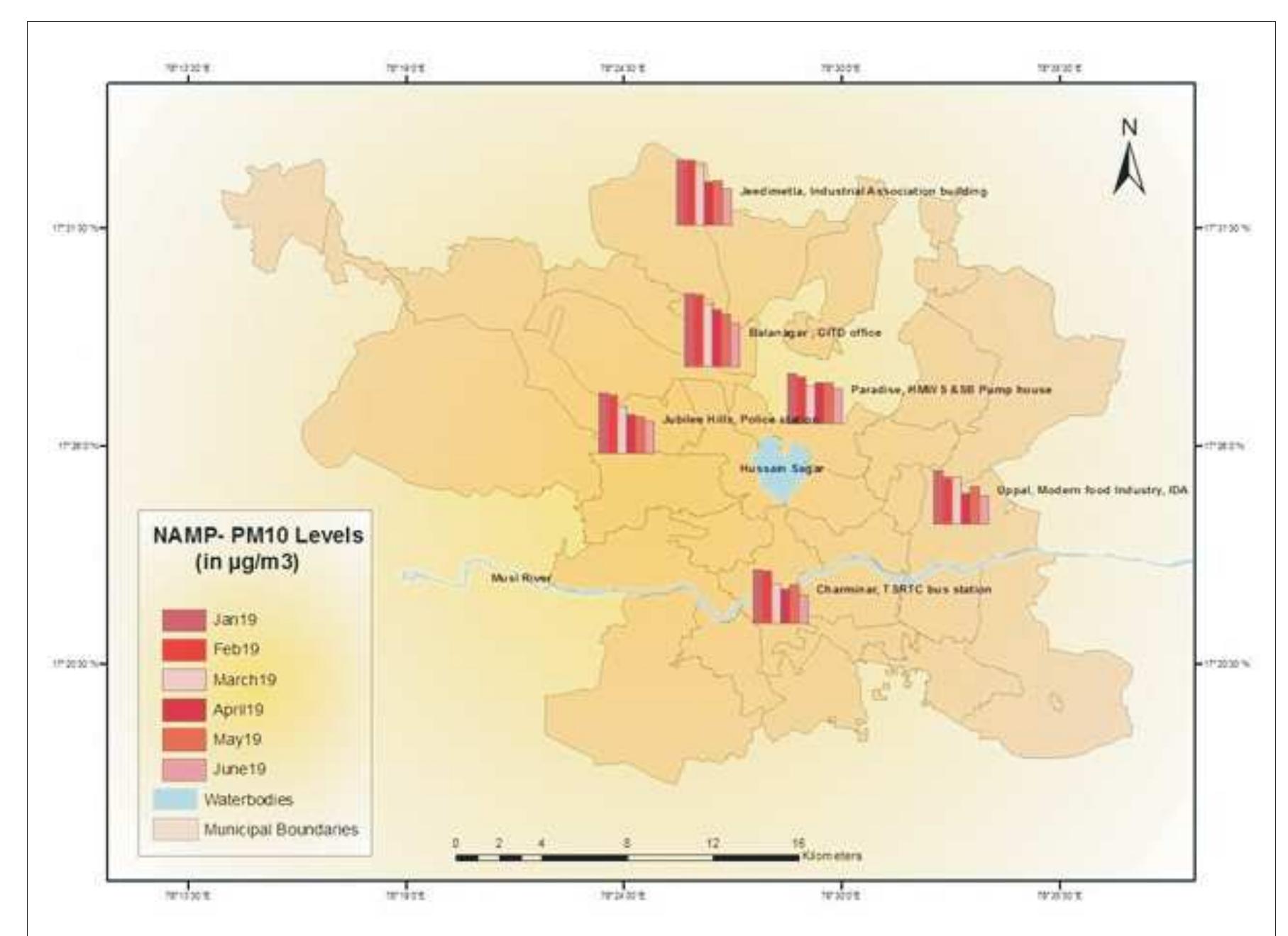 Figure 13 - Spatial Pattern of Air Pollution in the City of