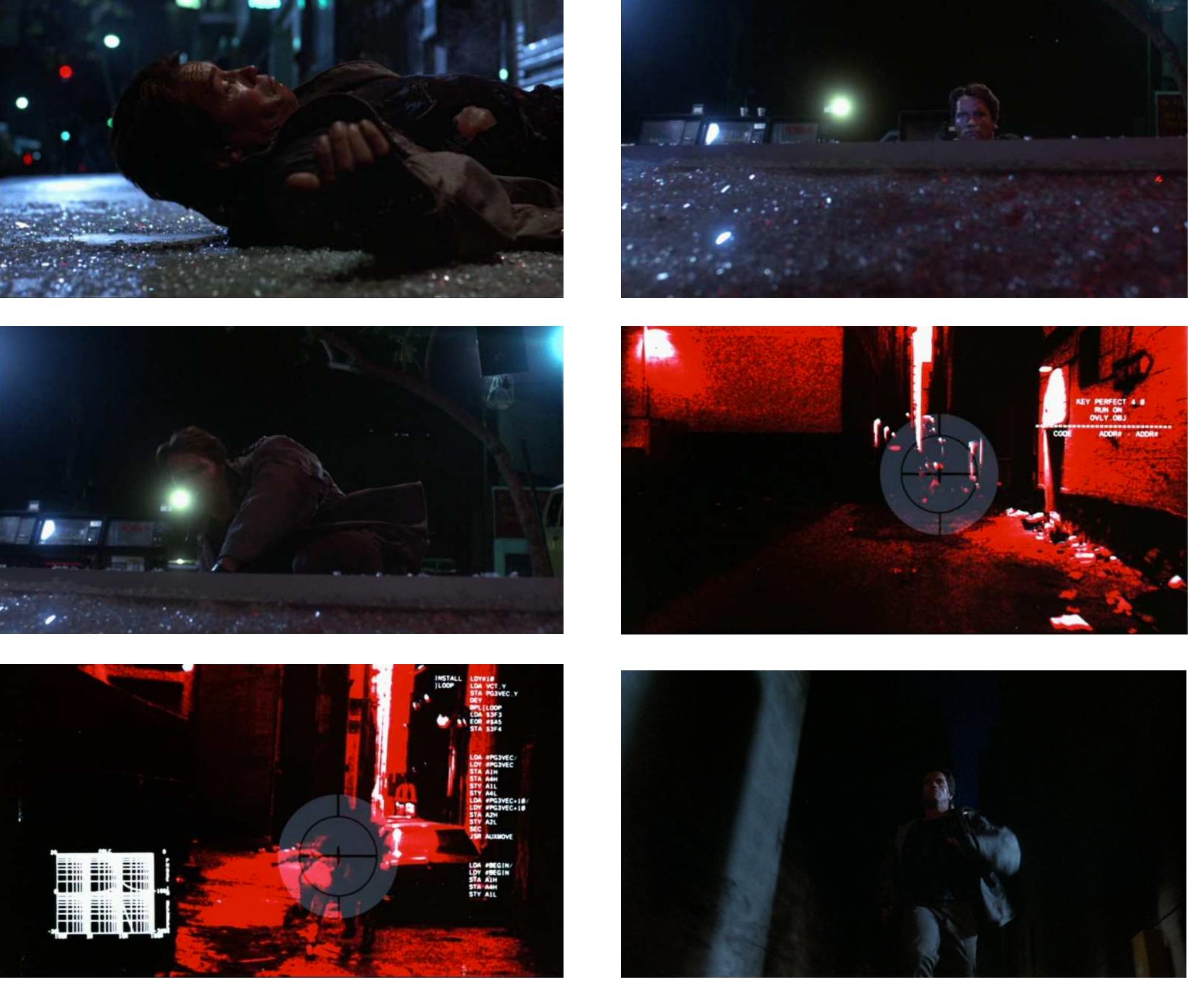 Figure 13 - Terminator (1984), the nightclub sequence: the