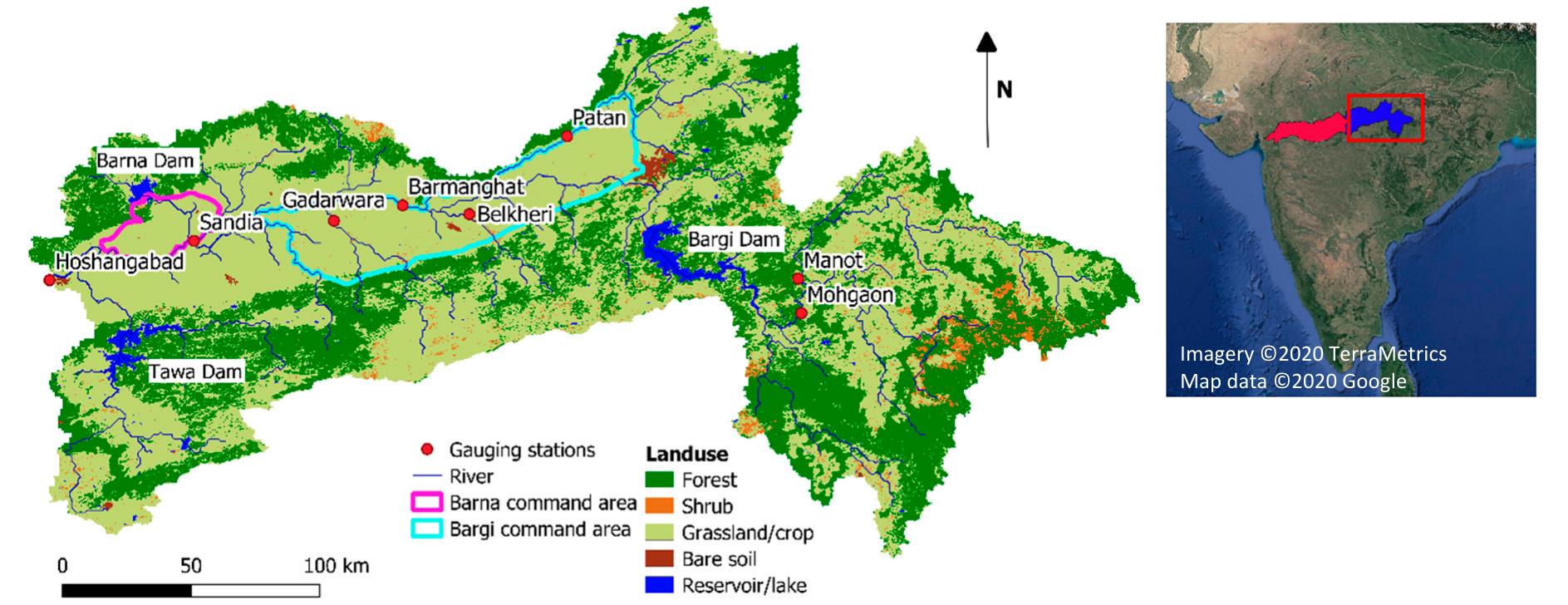 Index map of upper narmada basin [43]. pa ssr ses ees ssr es
