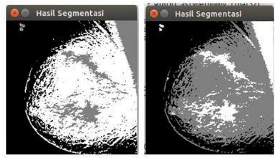 Segmented image sample | (left cpu, right gpu cuda)