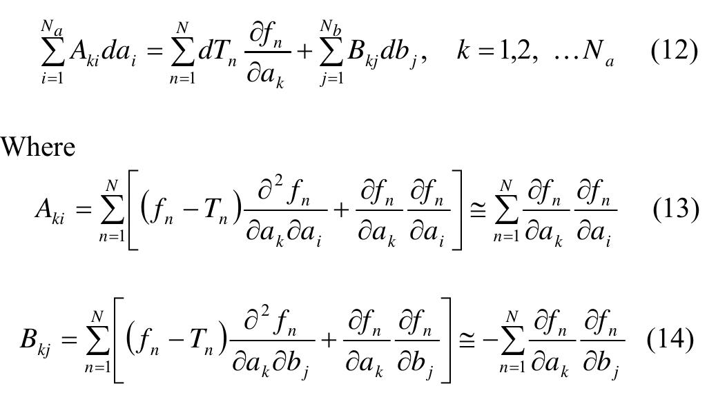 Differentiating Equation 6 We Obtain A System Of Equations