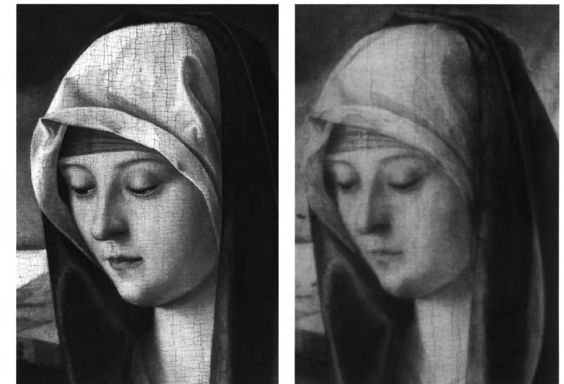 Detail of giovanni bellini and workshop, madonna and child