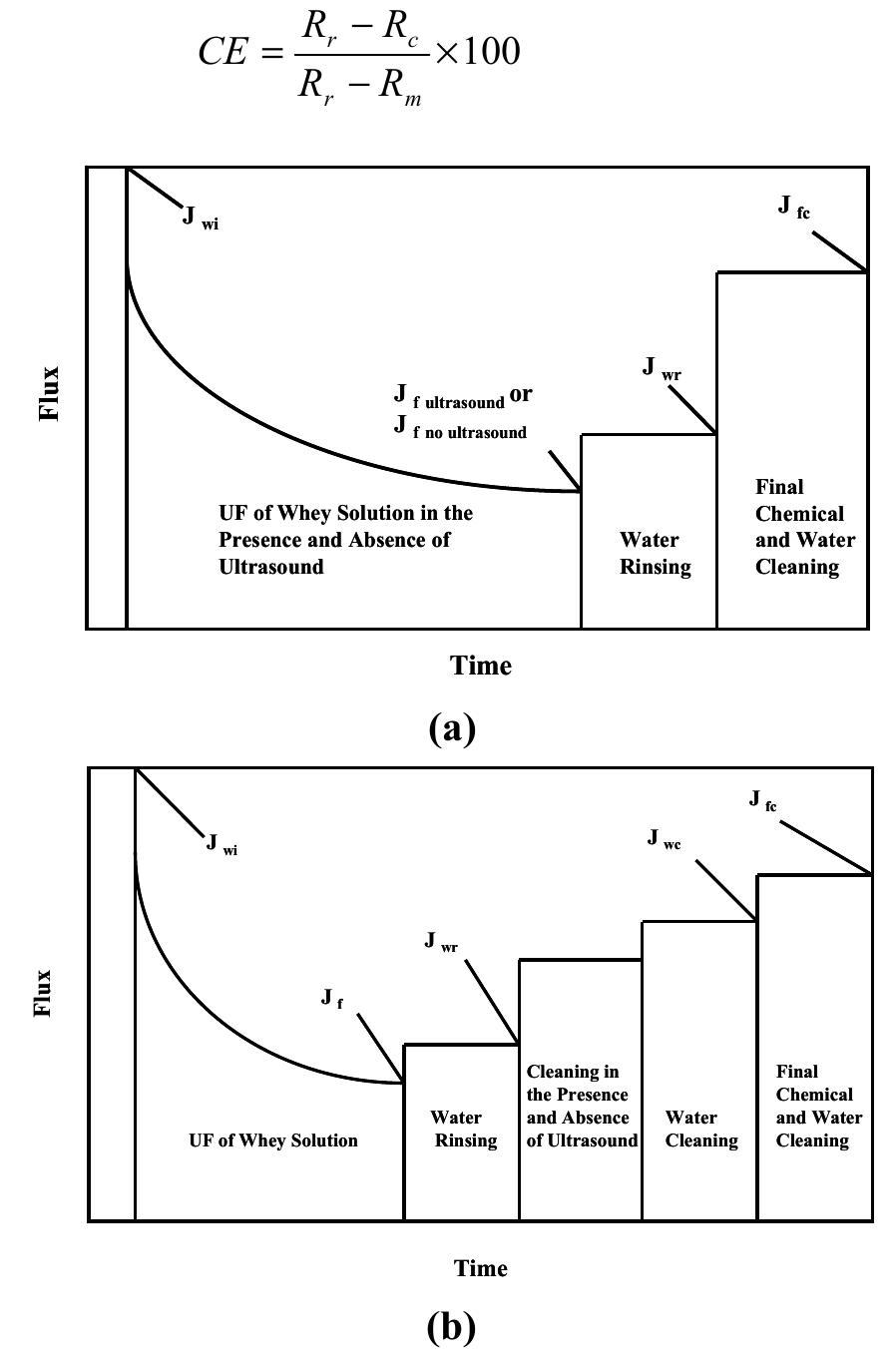 A schematic diagram showing different stages of filtration