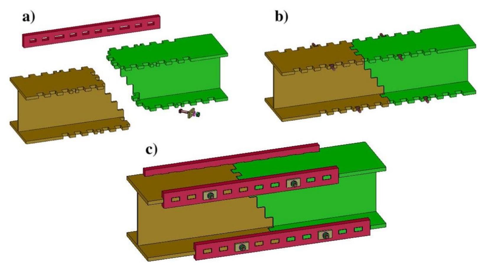 Side isc: (a) components of the side isc connection; (b)