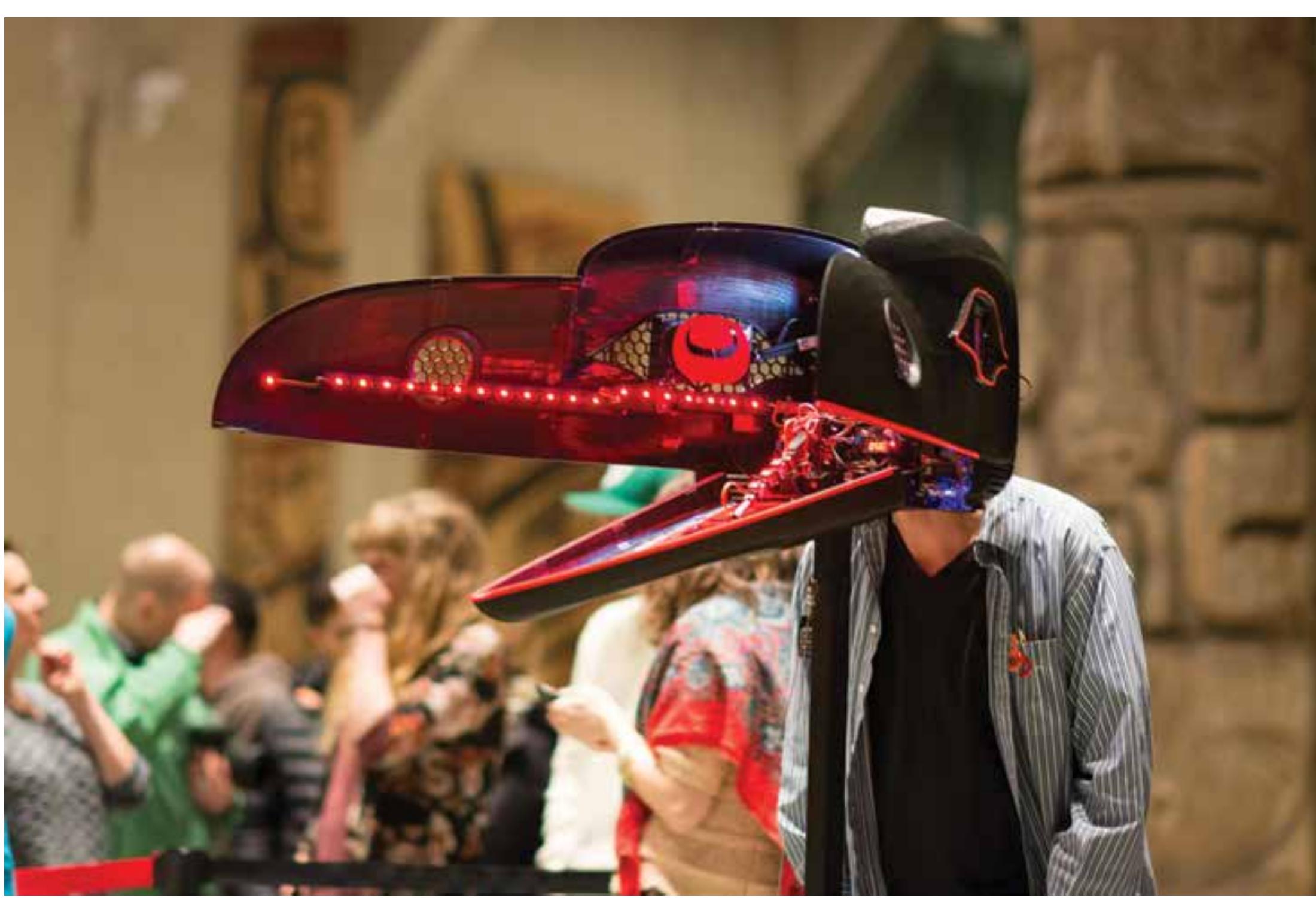 Transformation mask. (© microsoft vancouver. photo: pamela