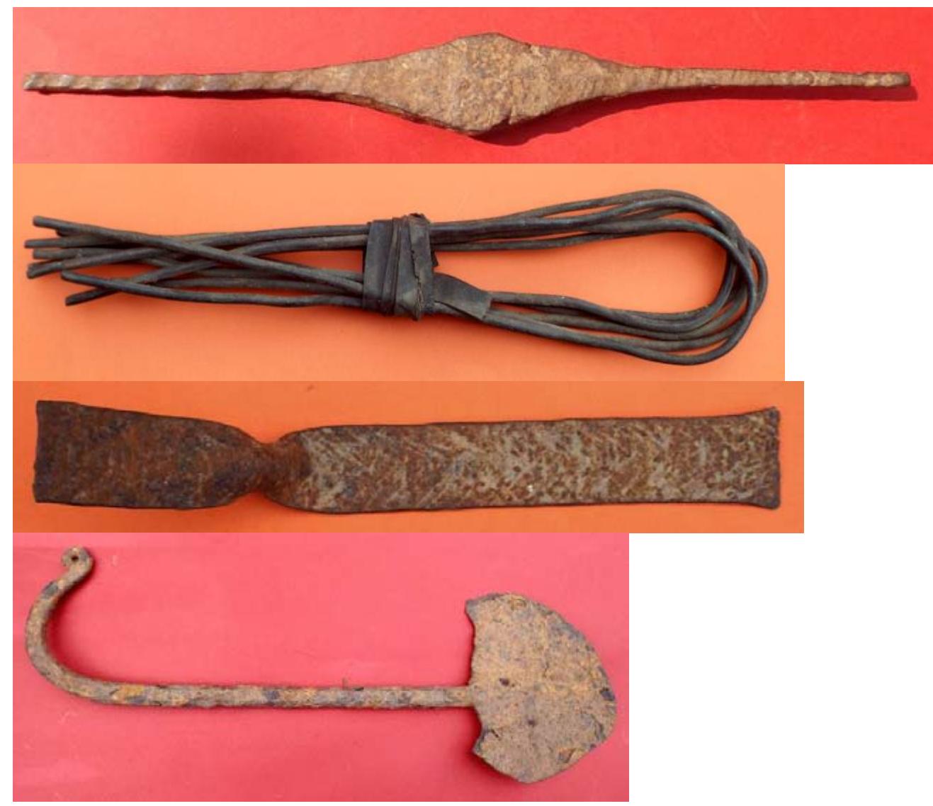 Photo 7. examples of pre-colonial iron money the value of