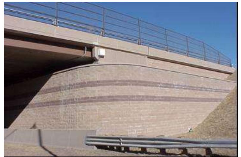 Founders/meadows grs bridge abutment. bridge abutments: most