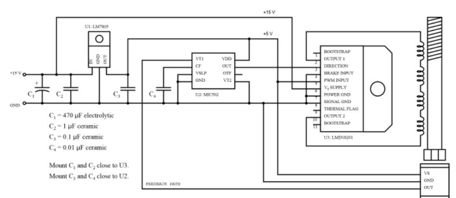 They used the following circuit diagram: fig. 1. schematic