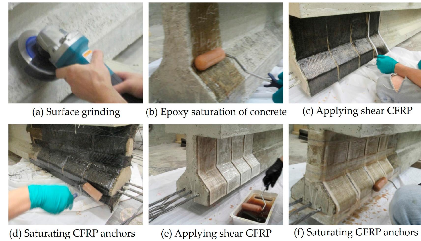 Example of application of cfrp (carbon fiber reinforced
