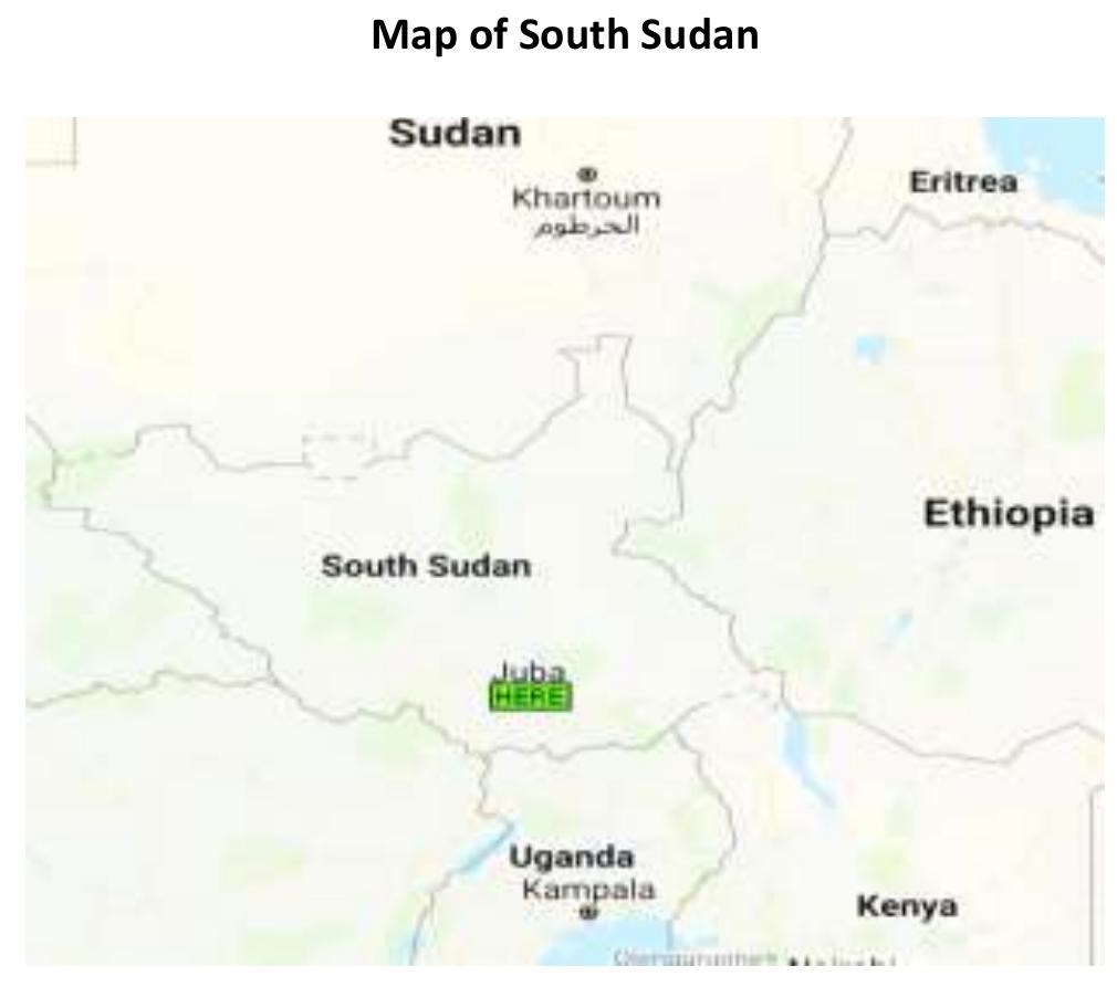 Map of juba, south sudan factors affecting policy approach