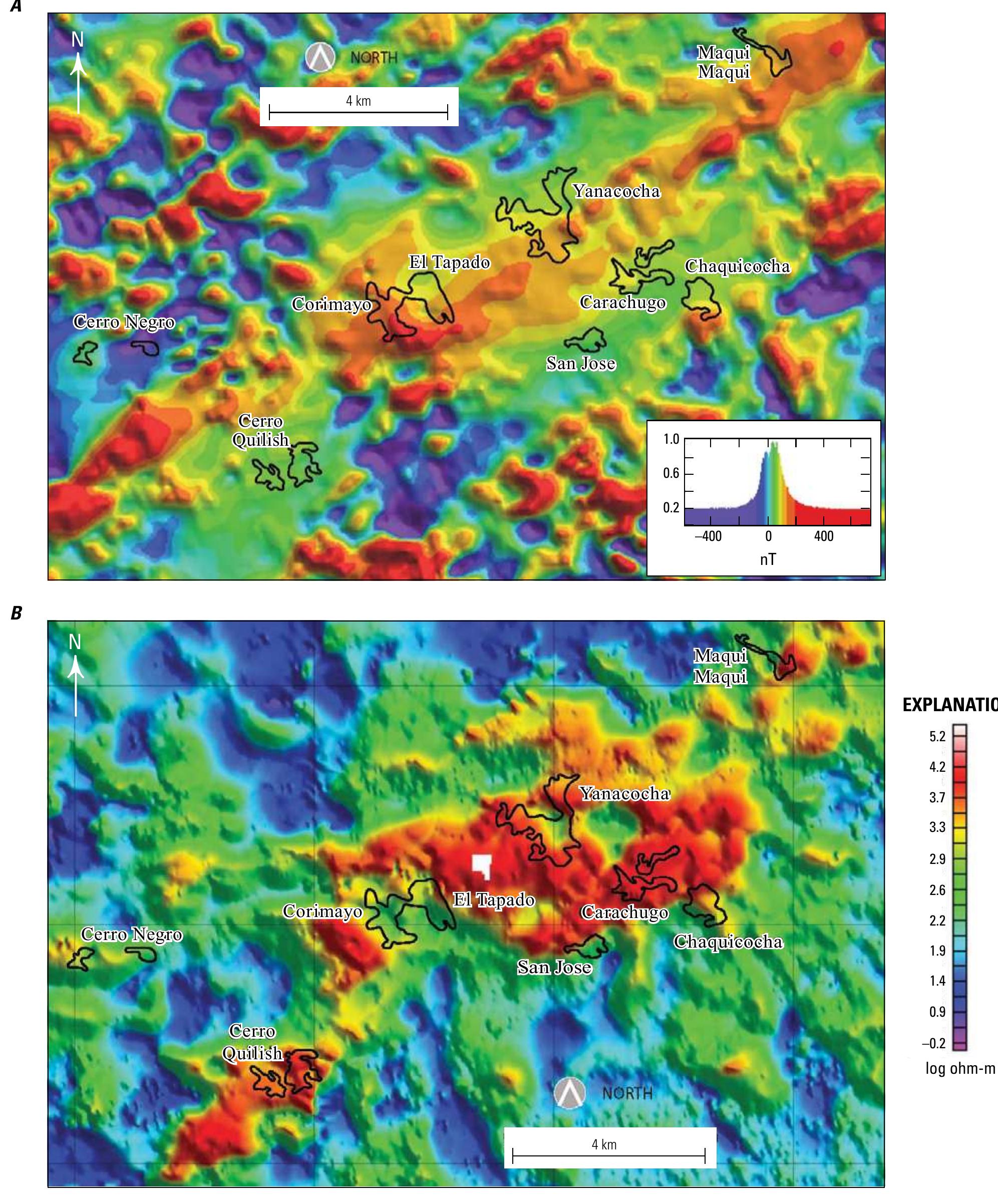 G5. maps of the yanacocha gold district, peru. a,