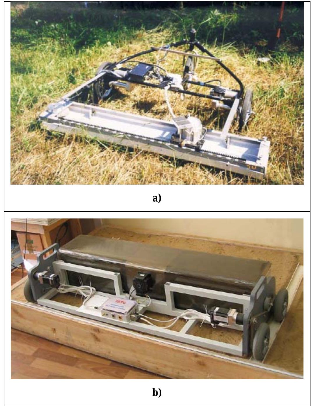 Prototype Mirascan Remote Control Mine Detector With