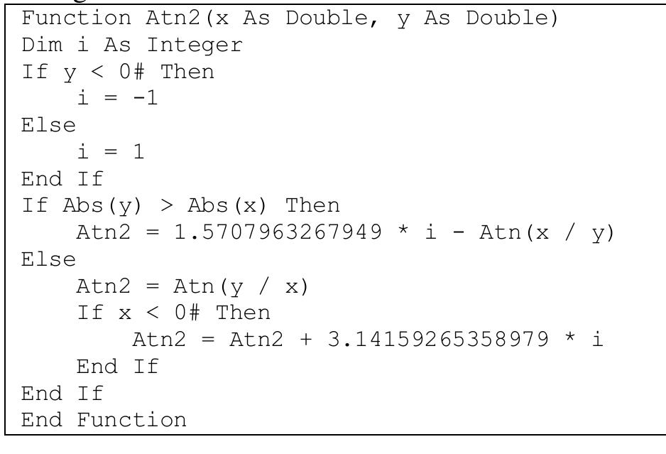 Standard molodensky datum transformations based on three