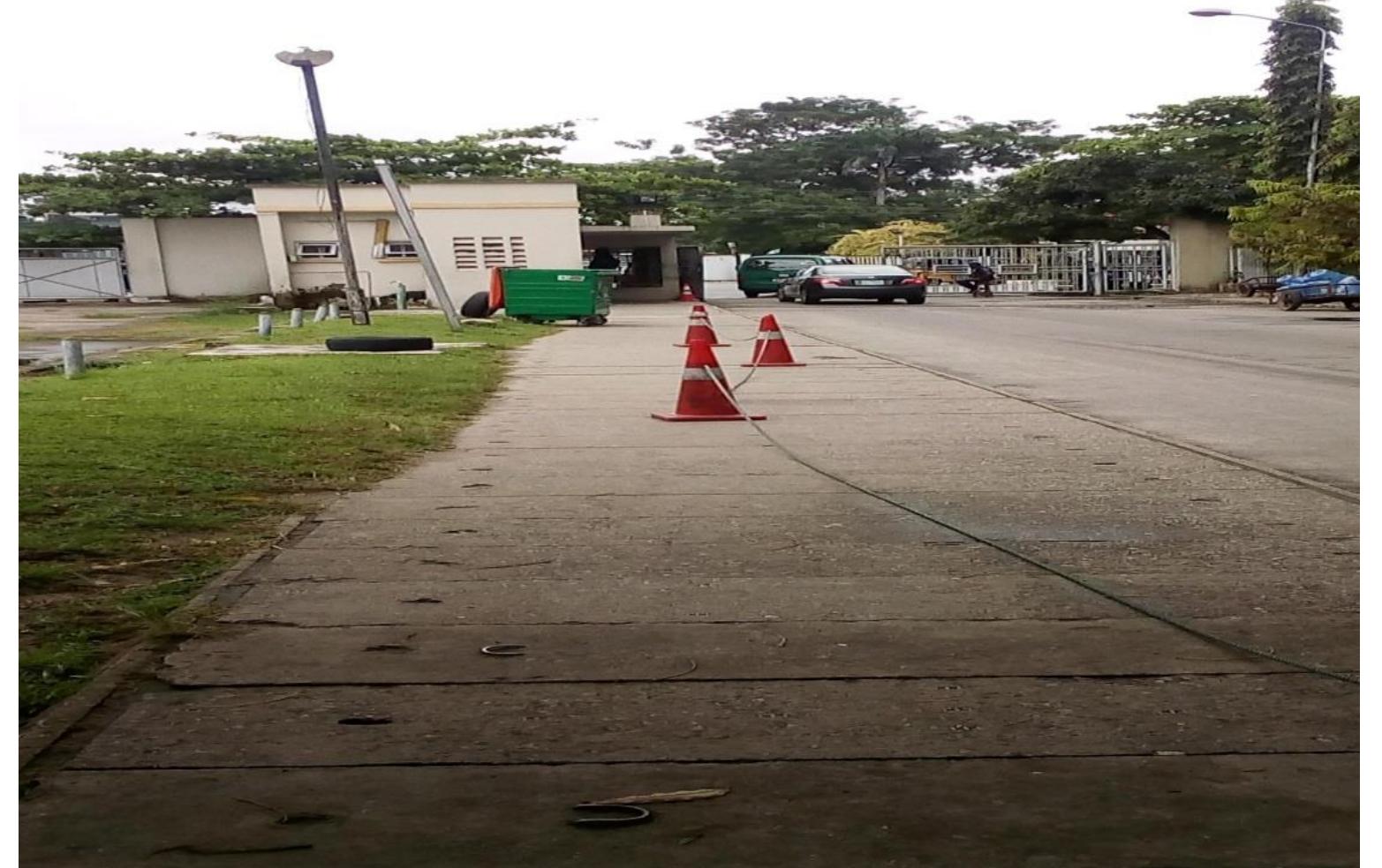 Plate 3.3; entrance gate 1004 estate, lagos source;