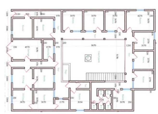7a ground floor plan layout of a compound on galadima road