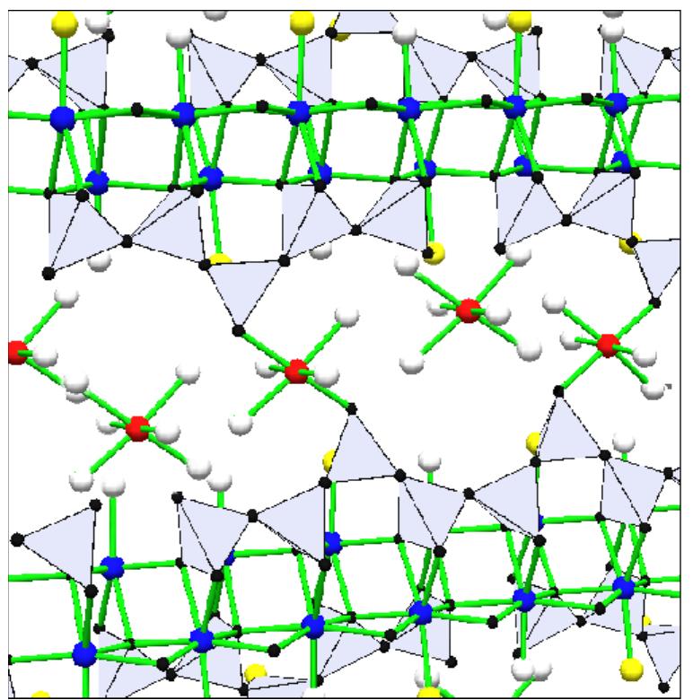 Schematic representation of a possible structure for the