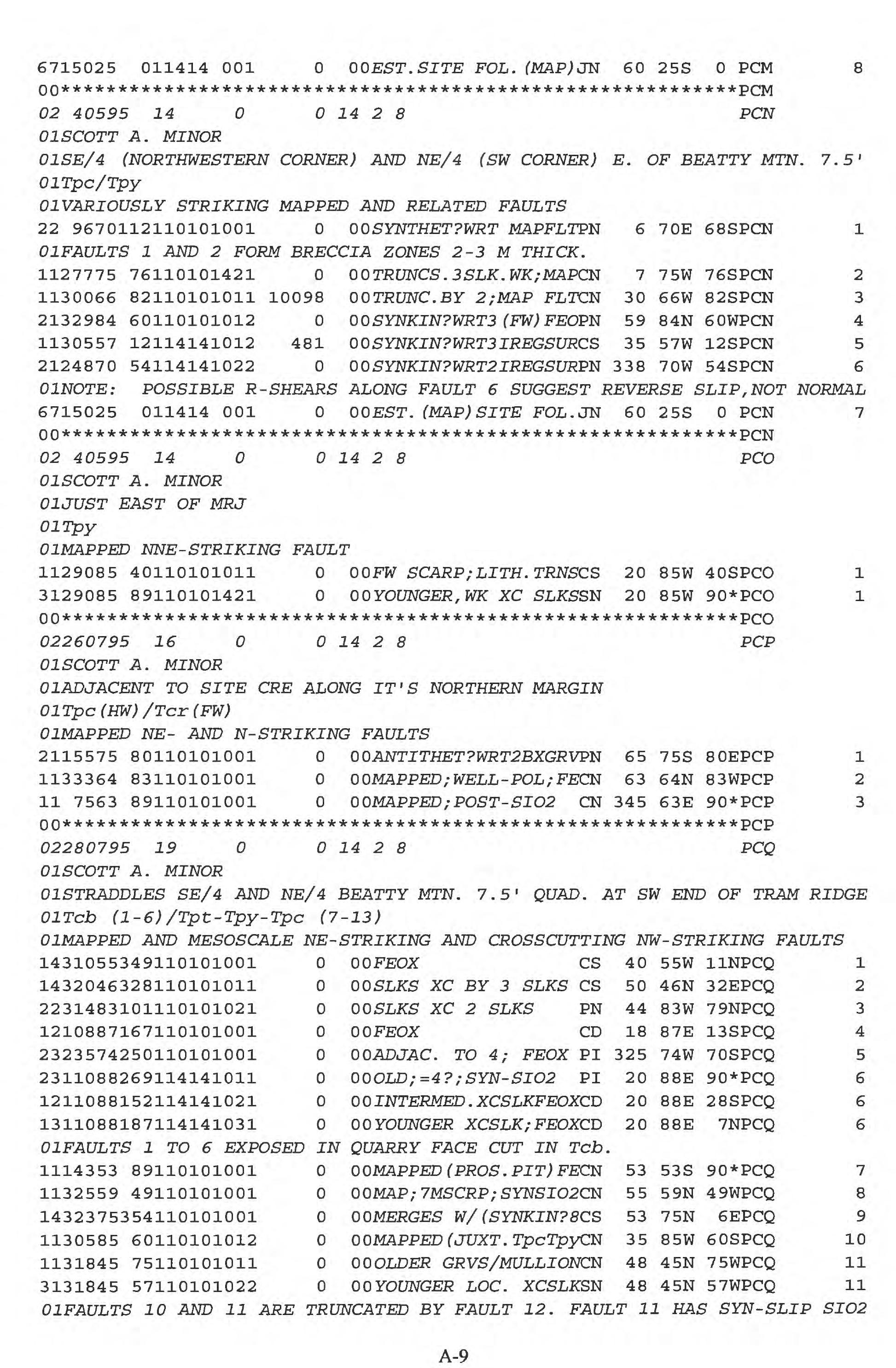 Figure 24 - Fault-slip data, paleomagnetic data, and
