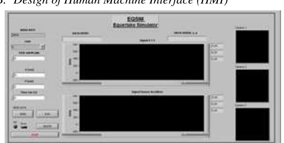 Design of human machine interface (hmi) for portable shake