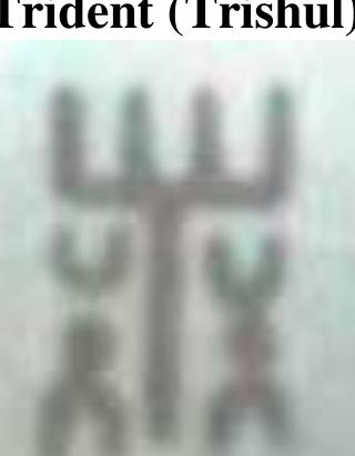 Trident is most popular weapon in ancient india. trident is