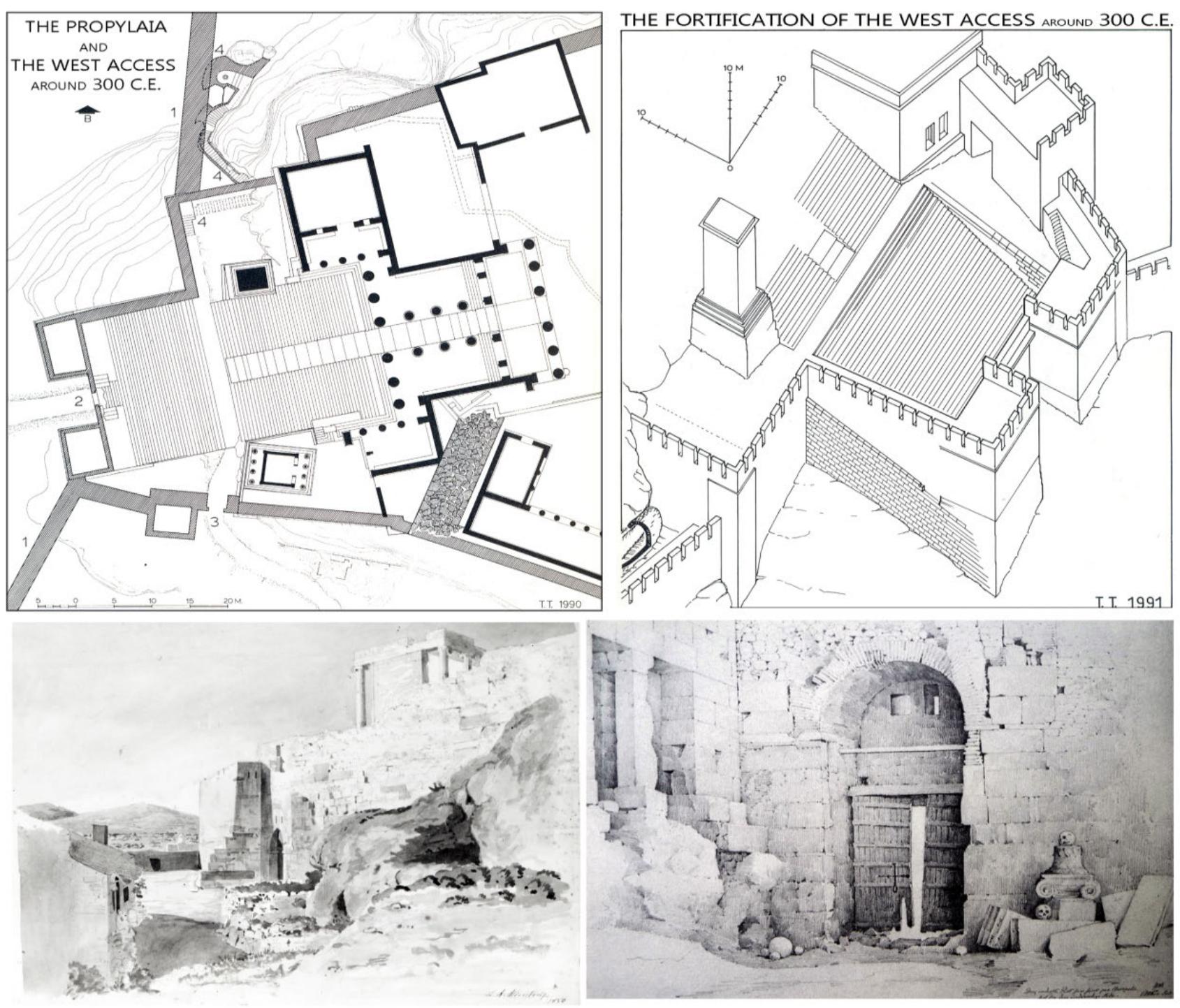 Figure 1 - The Topography of the Athenian Acropolis