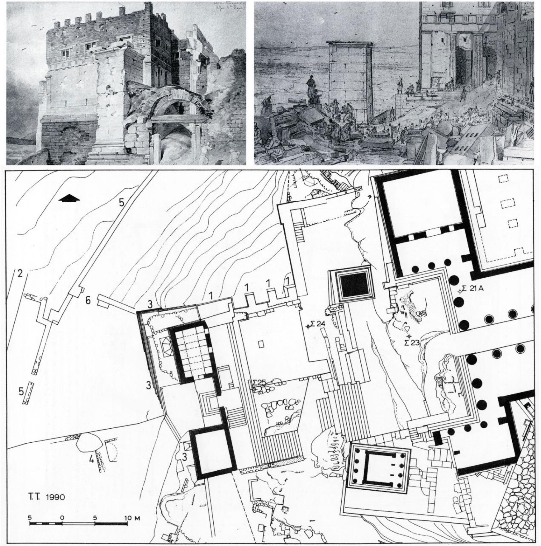Figure 2 - The Topography of the Athenian Acropolis