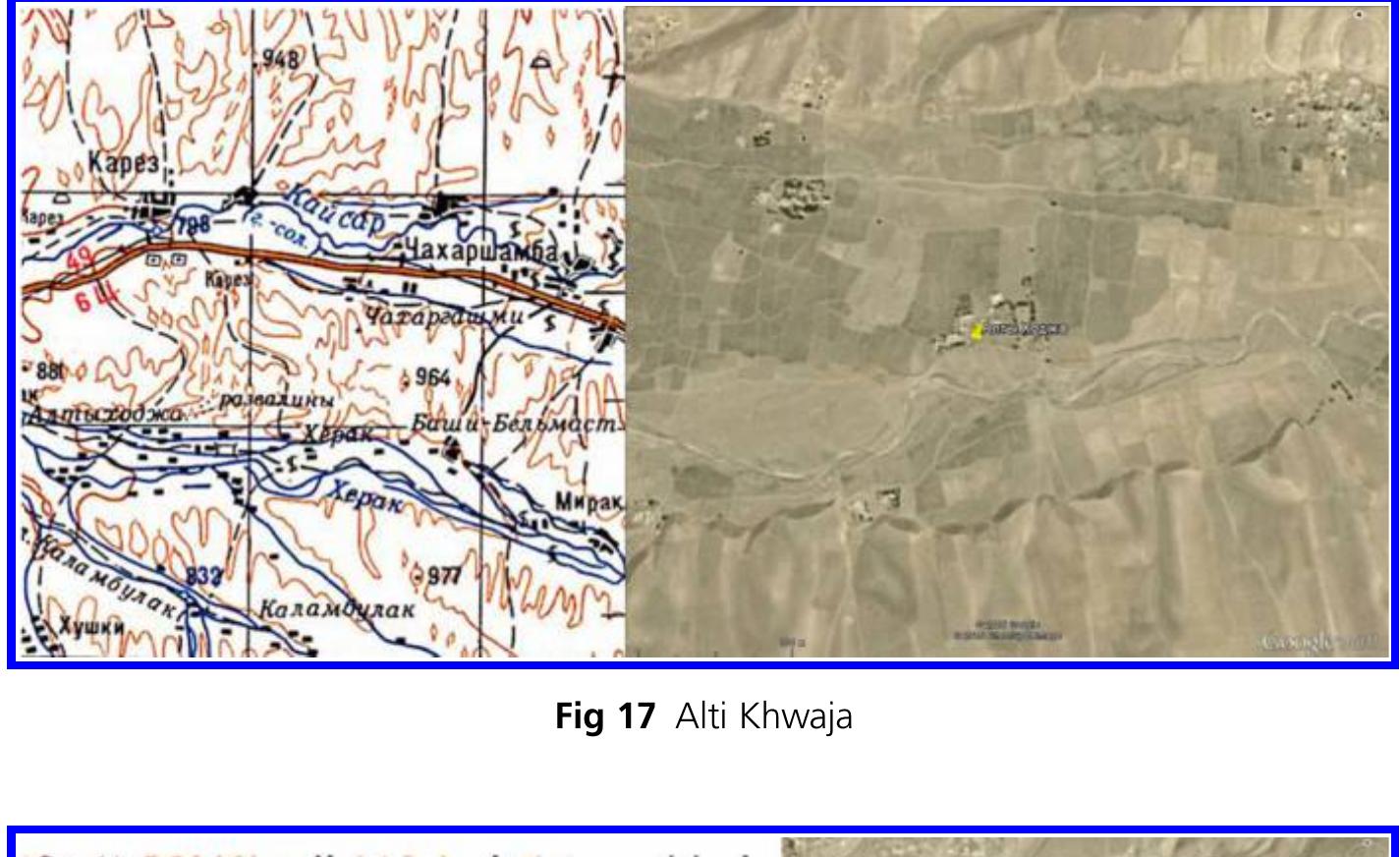 Figure 18 - Material for the archaeological map of northern