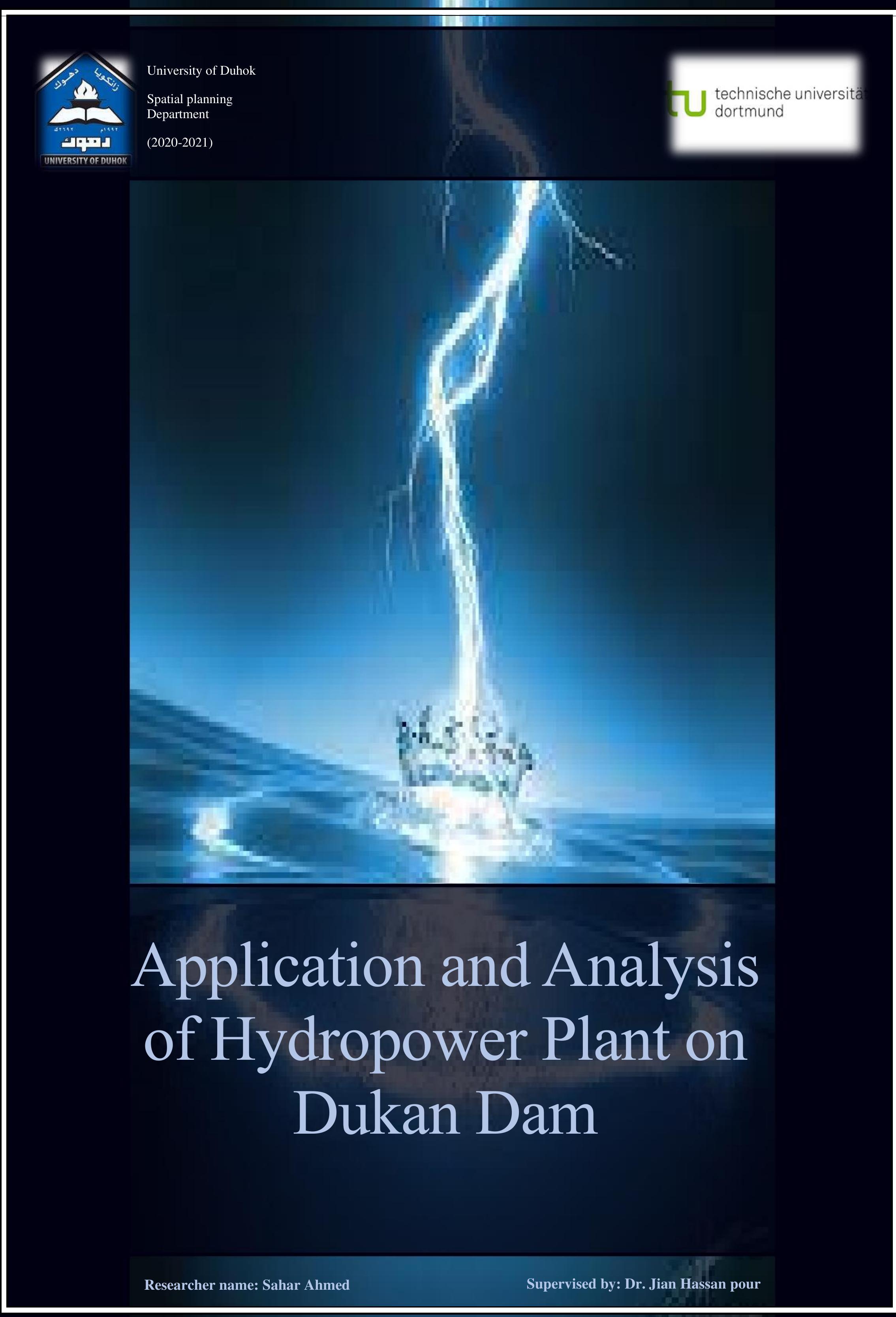 Figure 1 - Application and Analysis of Hydropower Plant on