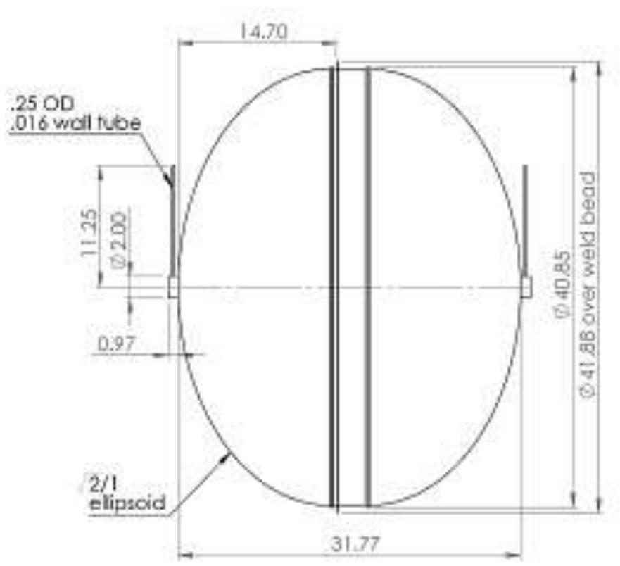 P/n 80263 [8]. a schematic of the tank and a picture of the