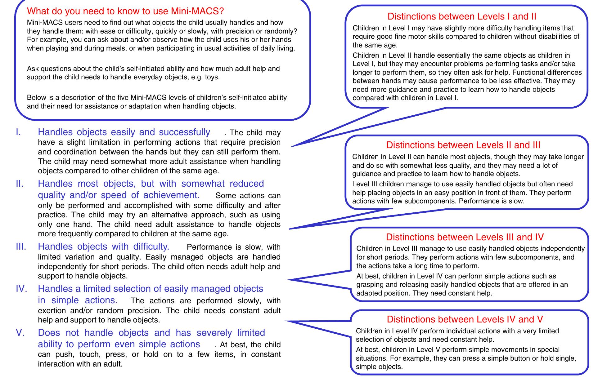 The mini-manual ability classification system (mini-macs)