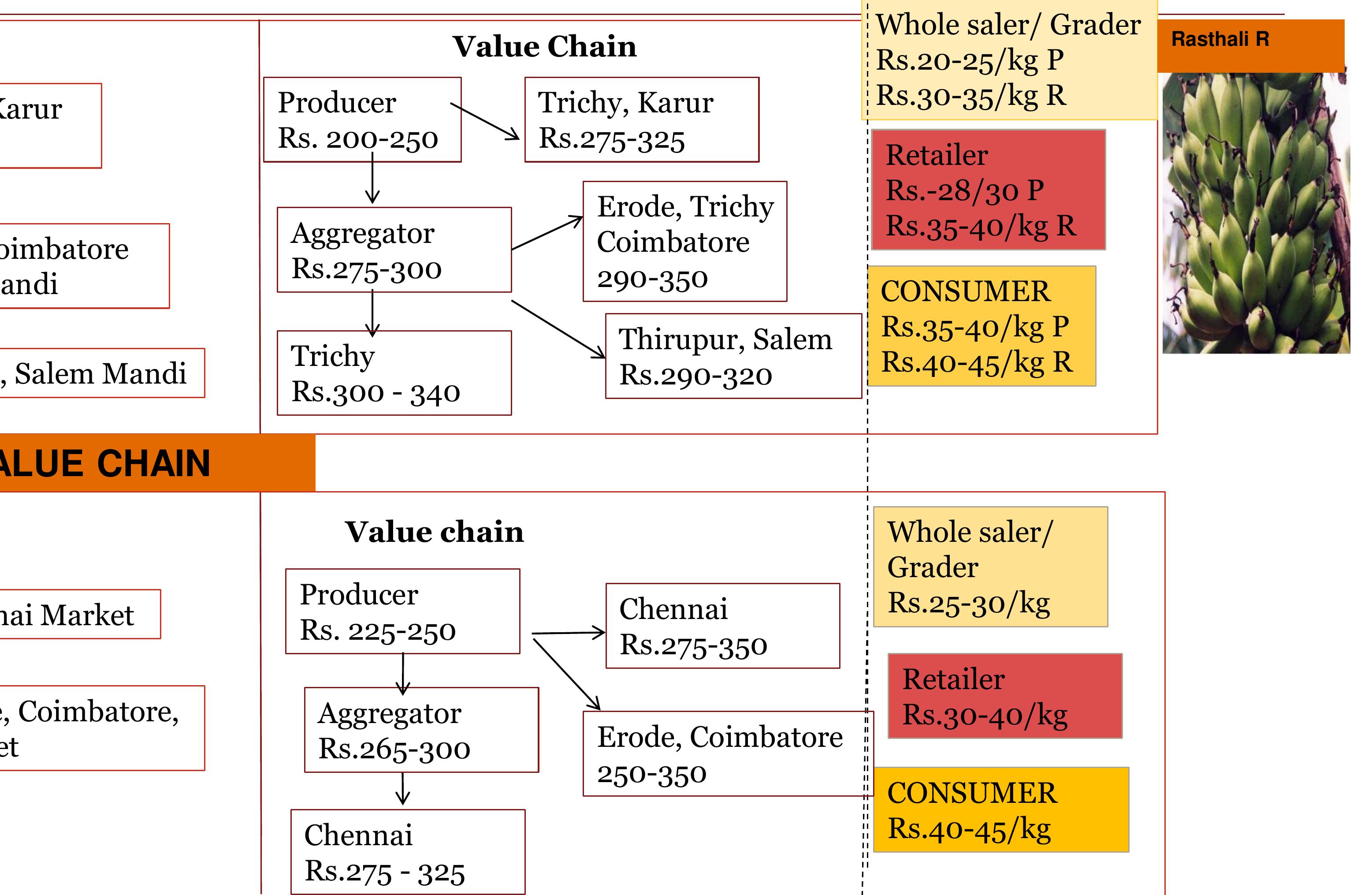 Figure 20 - Value Chain Analysis in Banana- Tamilnadu