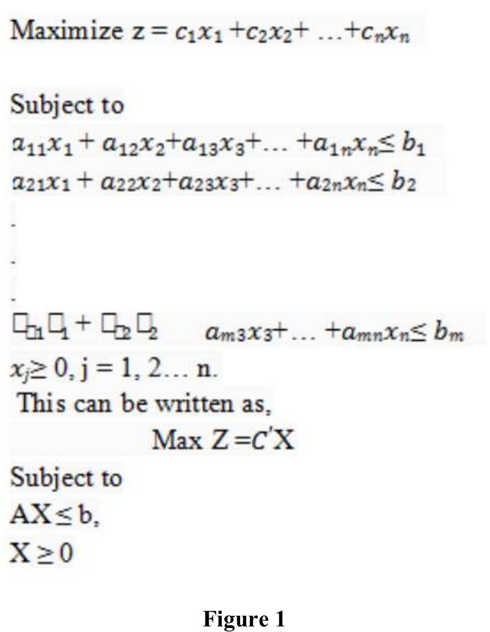From the model above, x represent the vector of variables