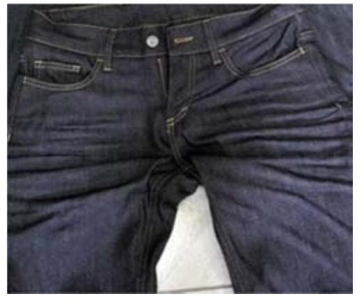 Sample of 3d crinkle process it is one of the important