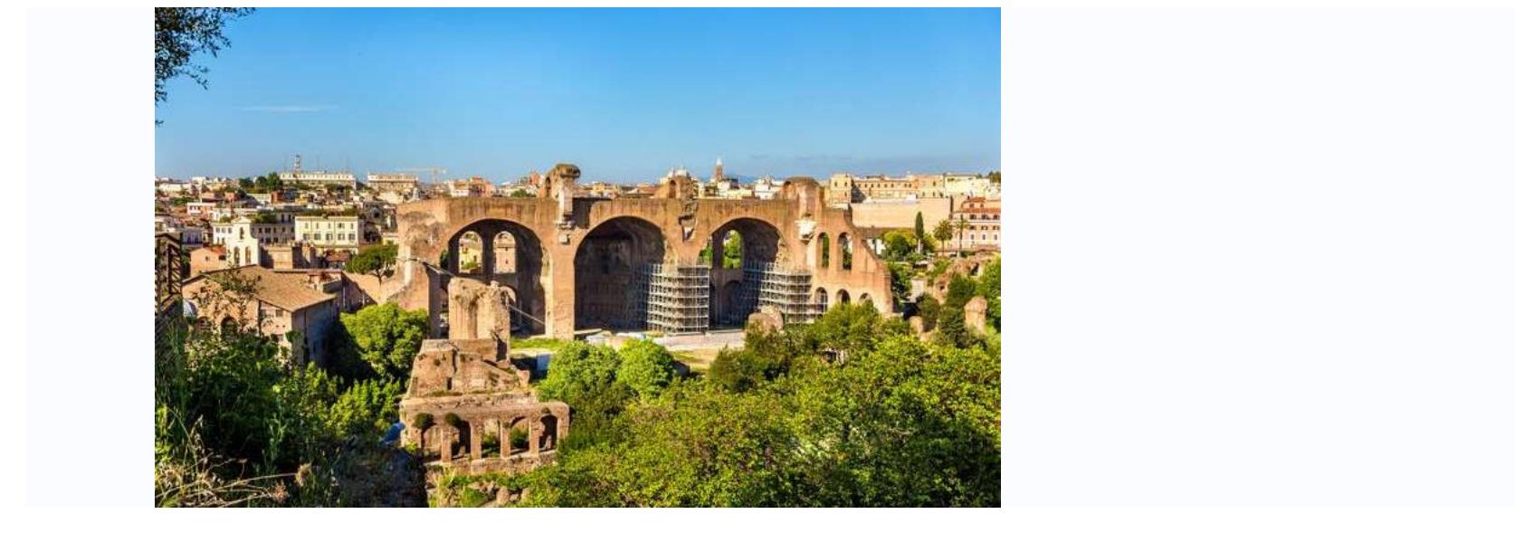 Basilica of constantine (the clerestory of the basilica of