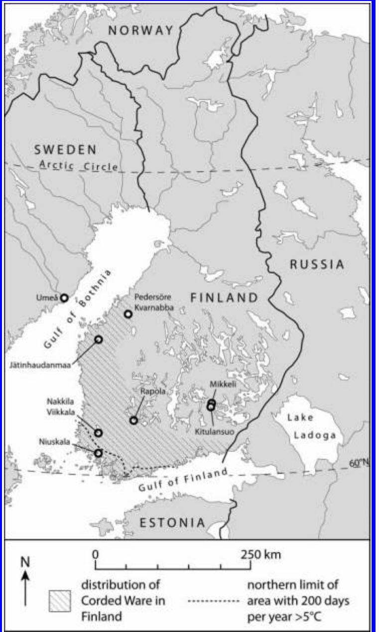 Figure 1 - from Early Farming in Finland: Was there