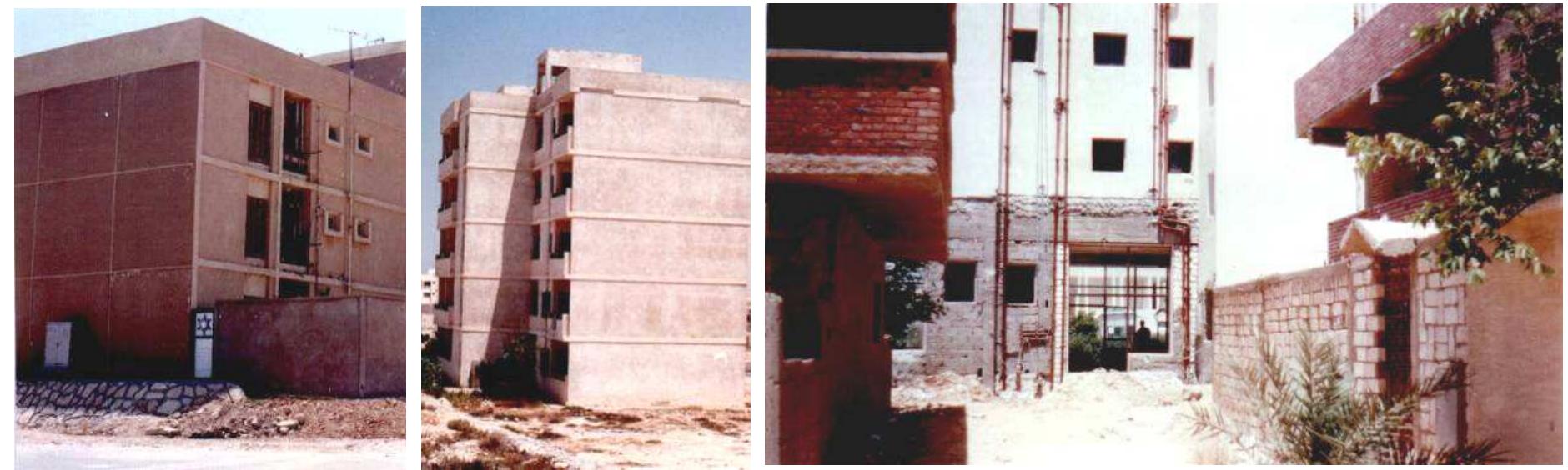 A. the tunnel system b. different kinds of bricks used in
