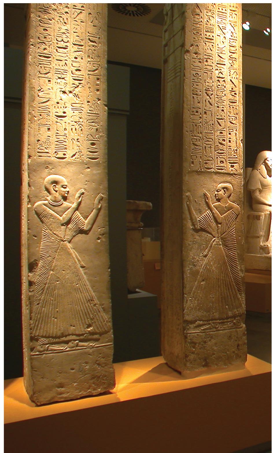 Tomb of ptahmose, ded pillars, now leiden ap 51 his tomb