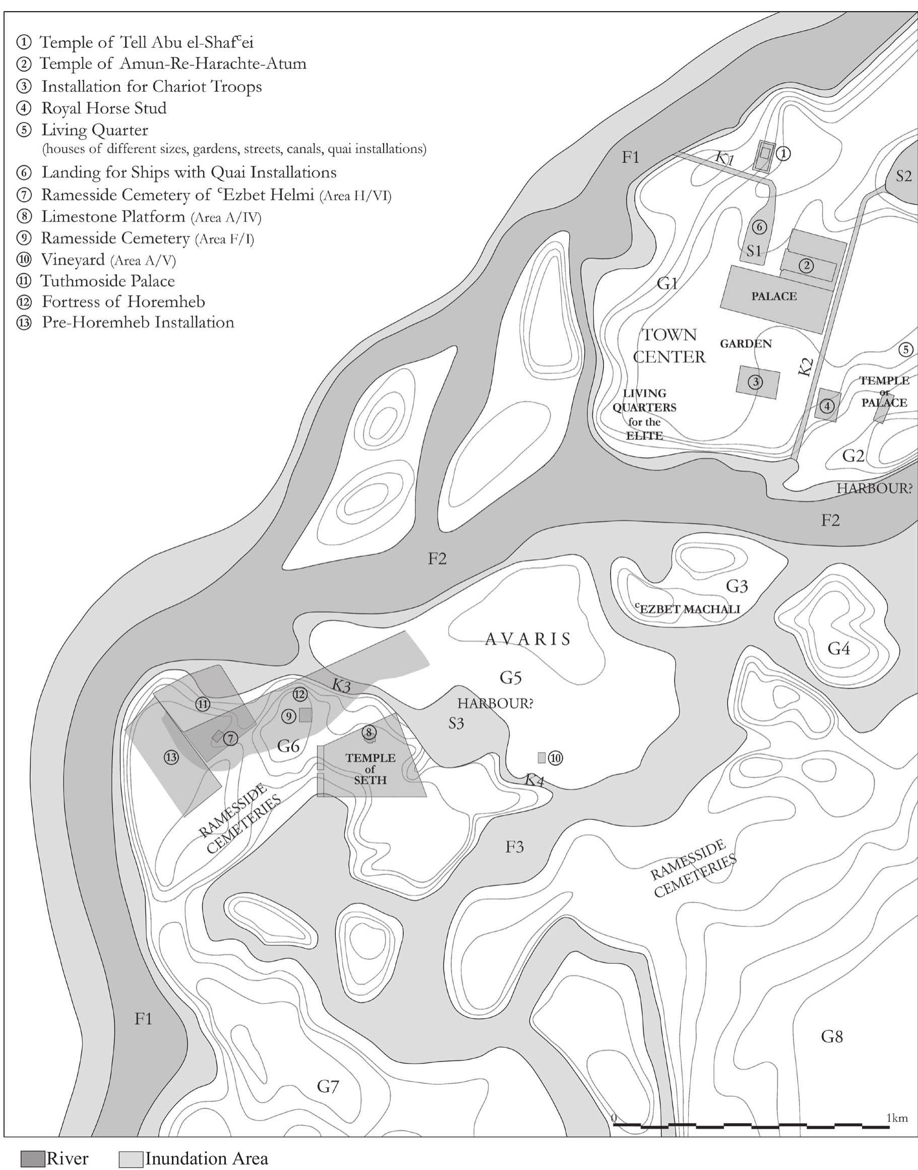 (PDF) The Topography of New Kingdom Avaris and Per Ramesses