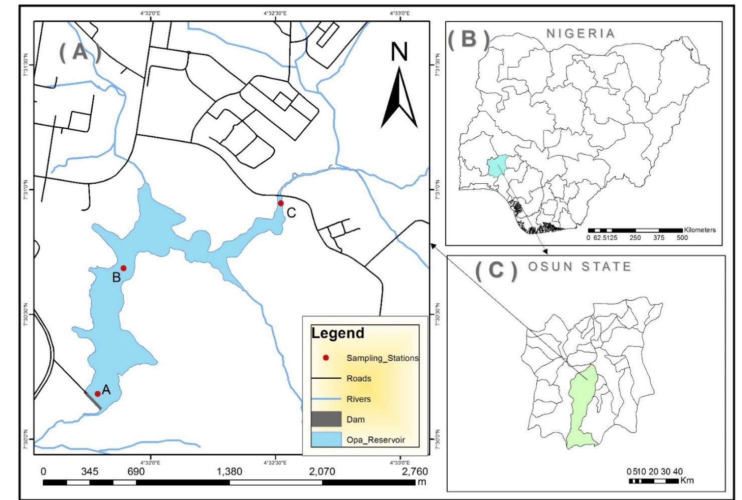Figure 1 - from Ecological Status of Opa Reservoir, Obafemi