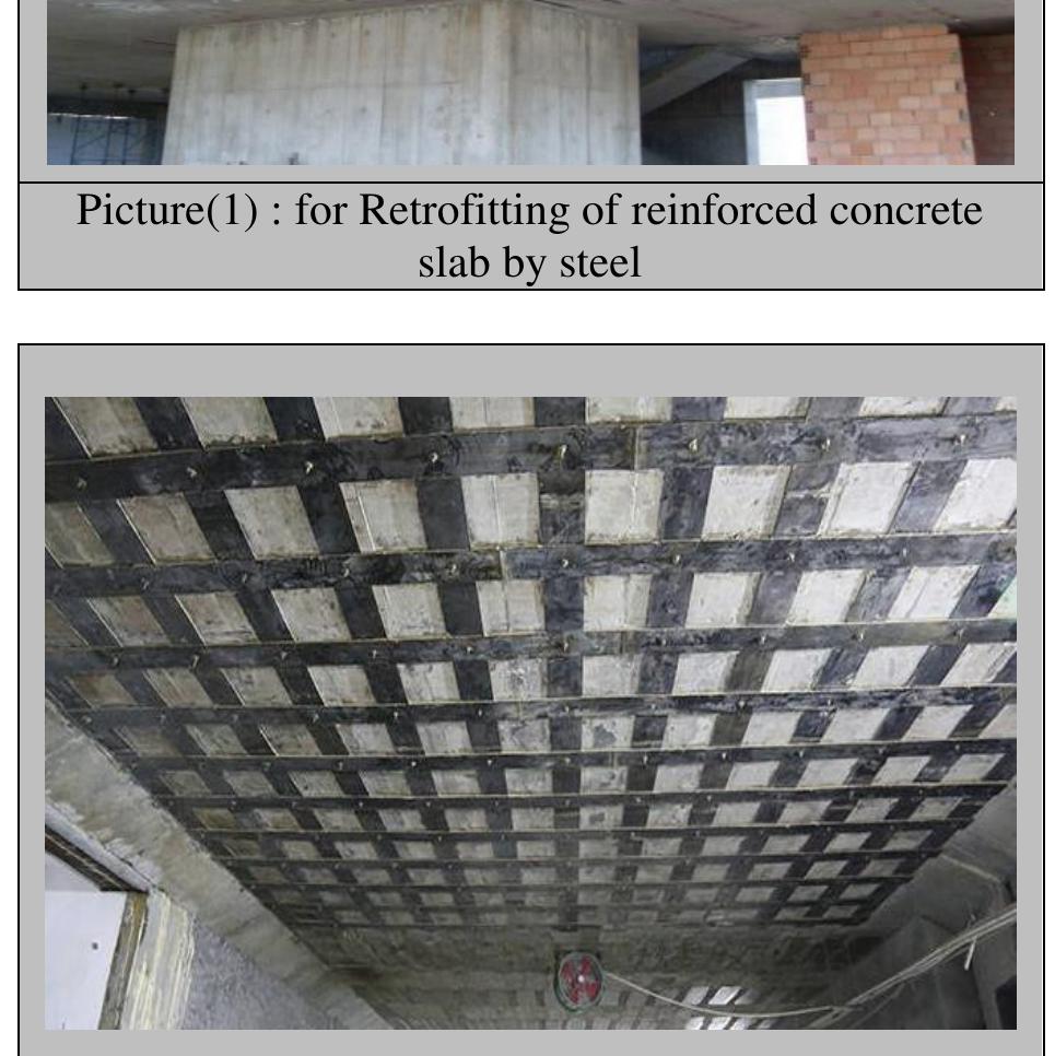 Picture(2): for retrofitting of reinforced concrete slab by