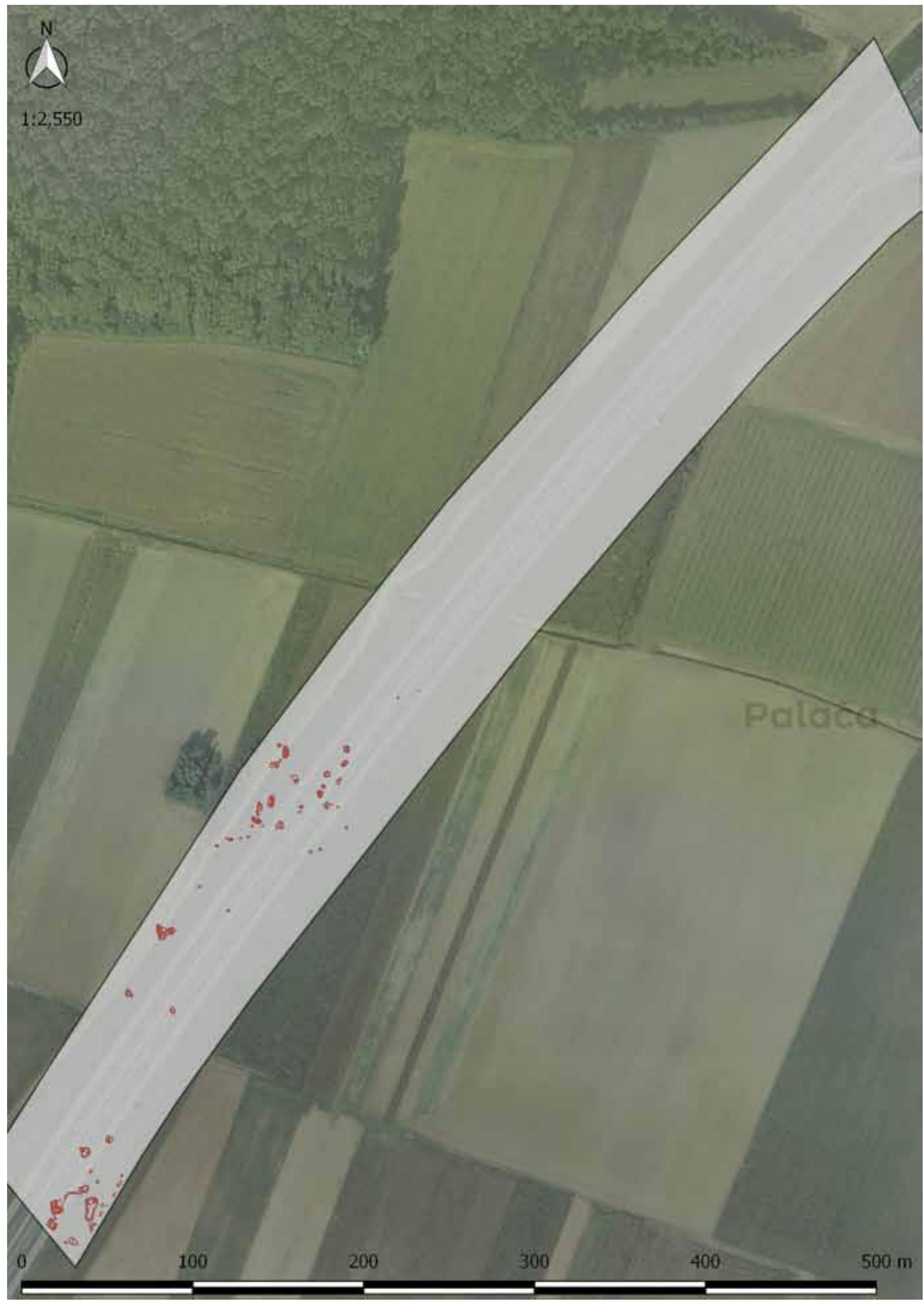 Map of archaeological features attributed to the starcevo