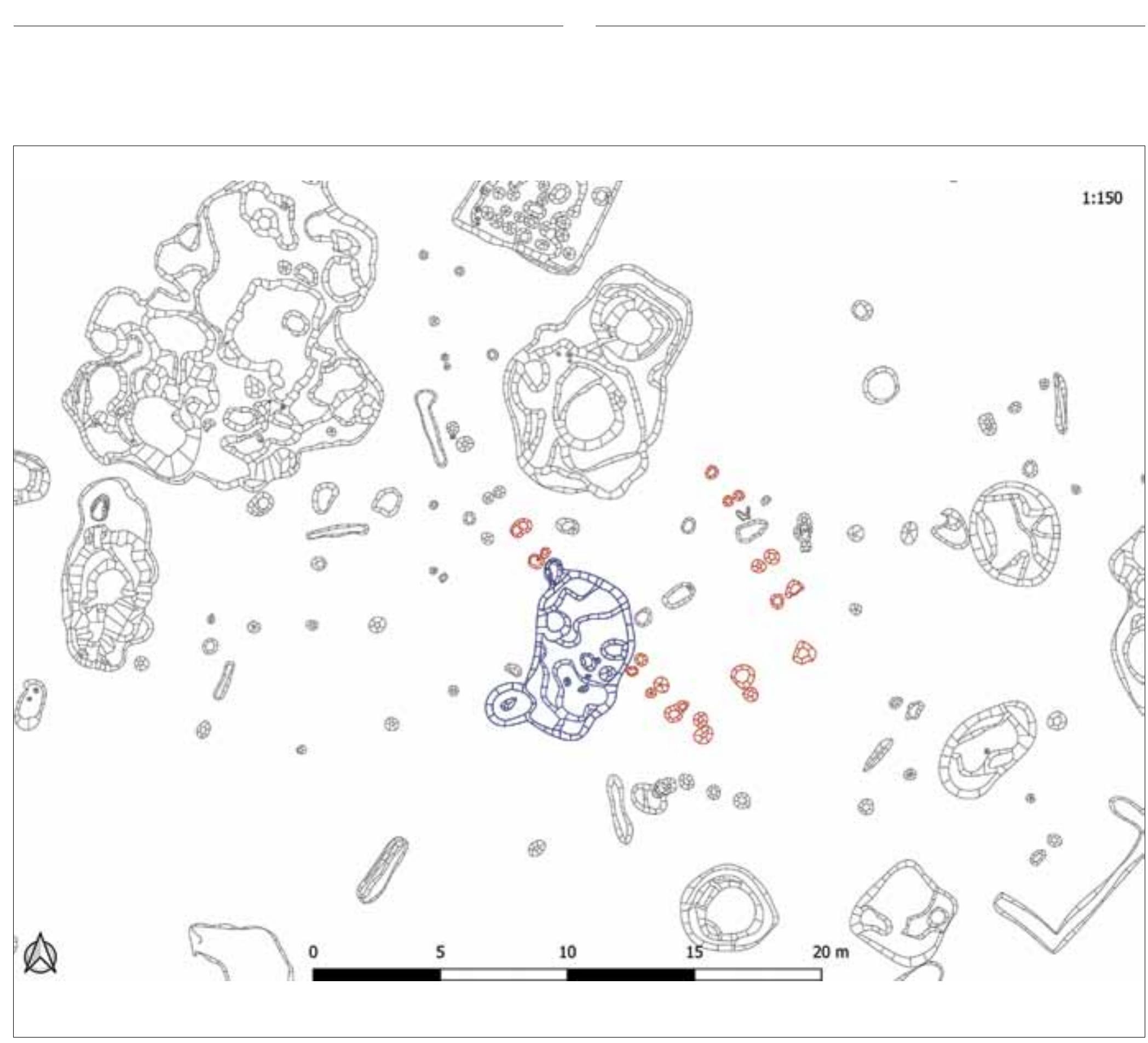 Cut feature with complex internal structure, sj 1595/1596,