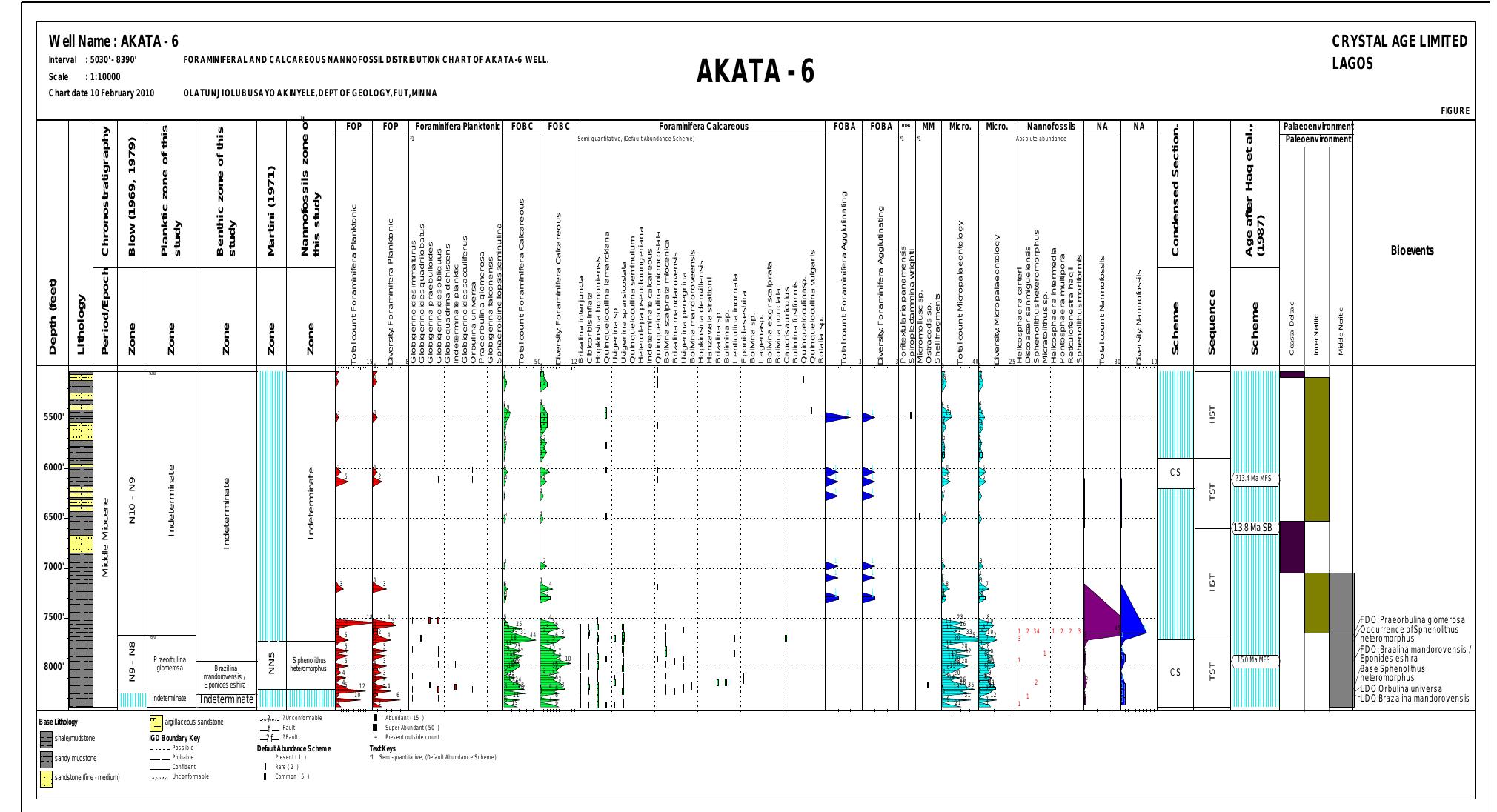 Figure 4 - from Biostratigraphy, Depositional Environment