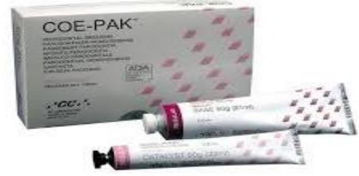 No. 1:coe-pack periodontal dressing the first group were