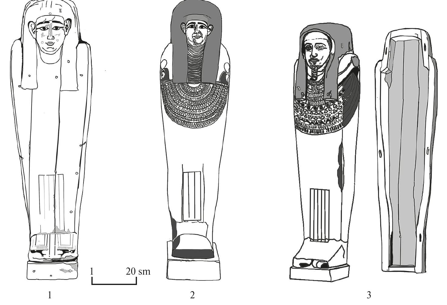 (lot 64). g. elias dates the coffin to 332—290 b.c.*? by its